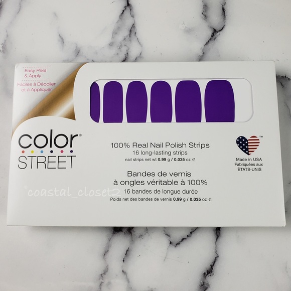 Color Street | Makeup | Retired Supercharged Color Street Nail Strips ...